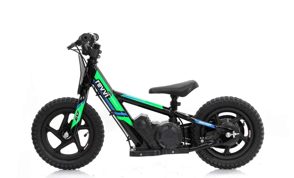 Revvi 12" Electric Balance Bike - Green