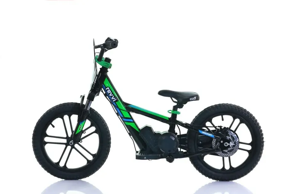 Revvi 16"Plus Kid's Electric Balance Bike - Green