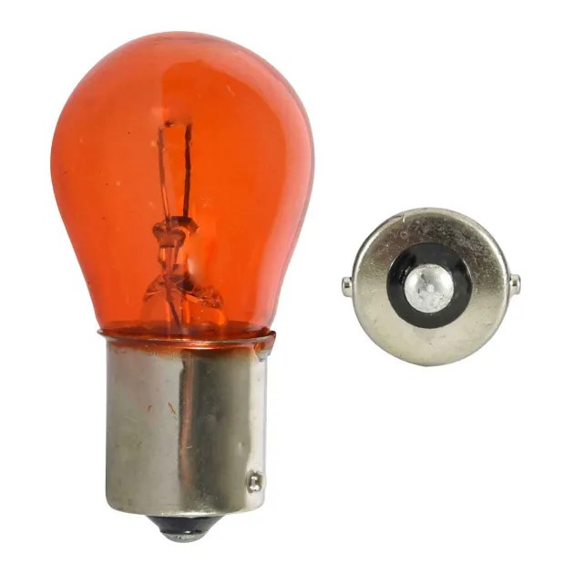 Hi Level Bulbs BA15s 12v 21w Indicator Amber (10 Pack)